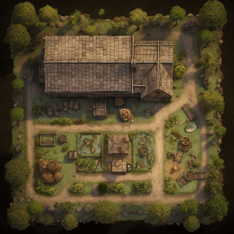 Farmhouse exterior map - NPC Beta Encounter Areas Ideas, Farms, On the ...