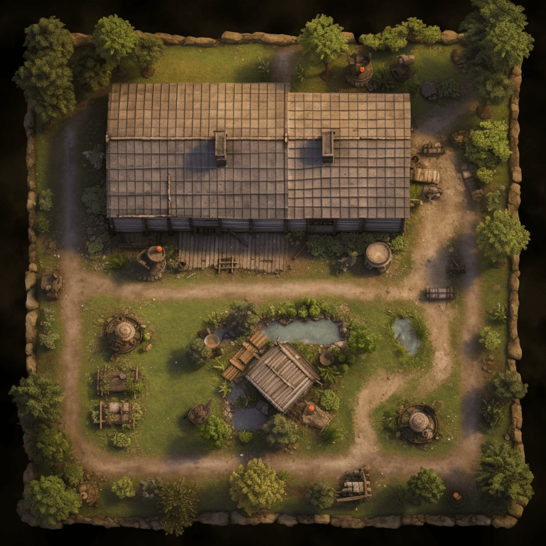 Farmhouse exterior map - NPC Beta Encounter Areas Ideas, Farms, On the ...