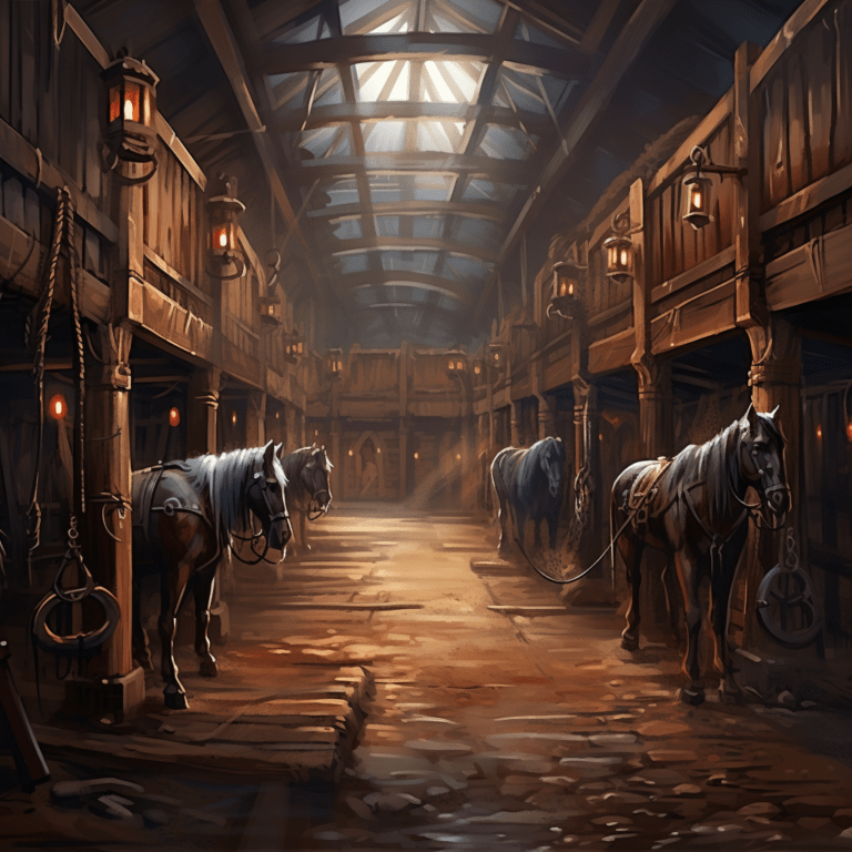Horse Stalls - NPC Beta Encounter Areas Ideas NPC and map assets for homebrew RPG