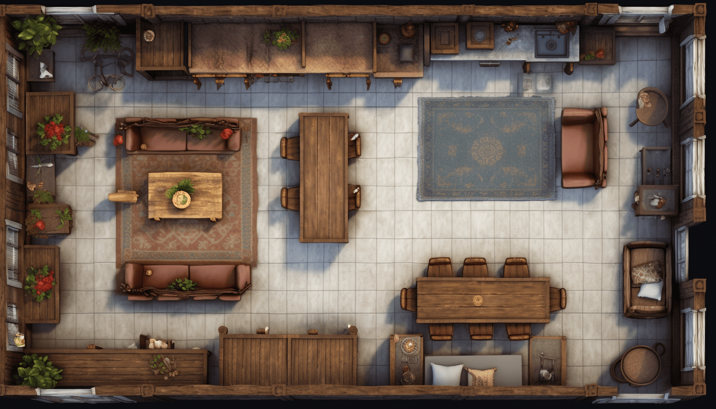 Building Interiors - NPC Beta Farms NPC and map assets for homebrew RPG