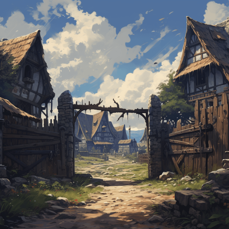 Village Entrances - NPC Beta Encounter Areas Ideas, On the road NPC and ...