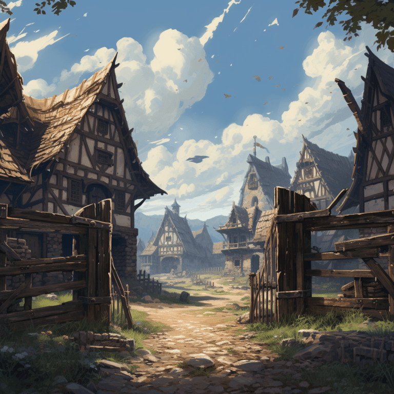 Village Entrances - NPC Beta Encounter Areas Ideas, On the road NPC and ...