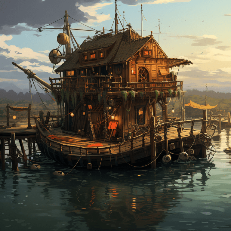 The Ivybank Barge, Riverside - NPC Beta Encounter Areas Ideas, Tavern ...